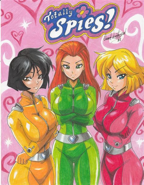Ravernclouk Design Alex Totally Spies Clover Totally Spies Sam