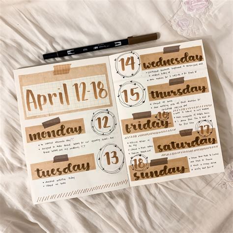 Wanna Be In Art Class — Bujo Layout