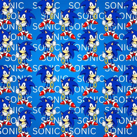 Sonic The Hedgehog Scrapbook Paper 12x12 Scrappineverymemory