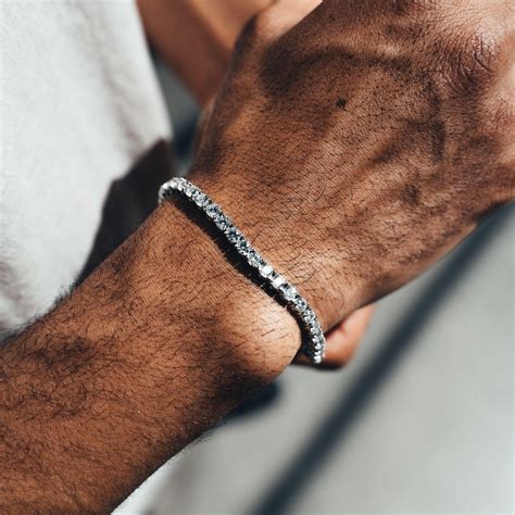 Classic Tennis Bracelet 4mm Silver L Artofit
