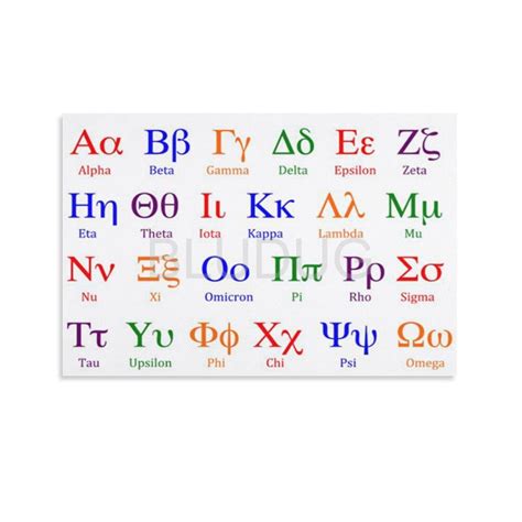 Greek Alphabet Lower Case