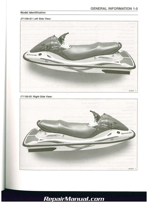 2003 Kawasaki 1100 Stx Di Factory Service Manual