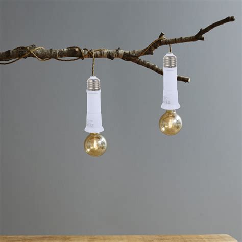 Exterior Flood Light Socket Extensions Edishine 120v Christmas