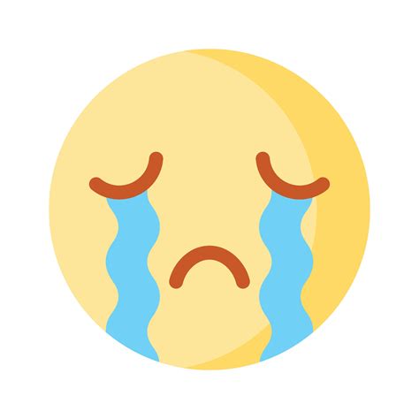 Get This Amazing Crying Emoji Design Customizable 45345400 Vector Art