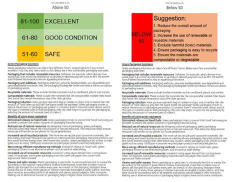 Example Question In Green Packaging Assessment Tool Download