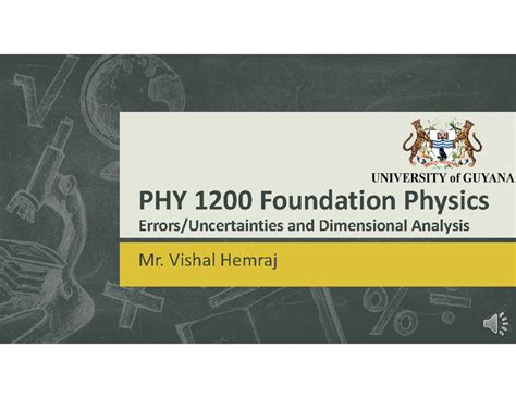 Phy 1200 Lecture 1 Absolute And Relative Uncertainty Explained Studocu