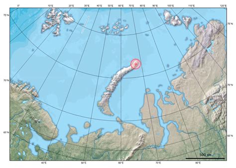 Novaya Zemlya Map