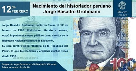 Quién Fue El Historiador Peruano Jorge Basadre Grohmann