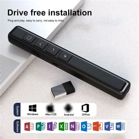 Wireless Usb Ppt Presenter Powerpoint Clicker Presentation Remote