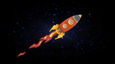 Rocket Animation Stock Video Footage For Free Download