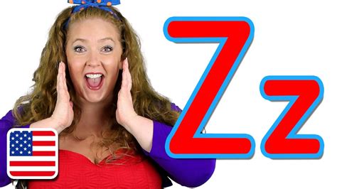 The Letter Z Song Us Zee Version Learn The Alphabet Youtube