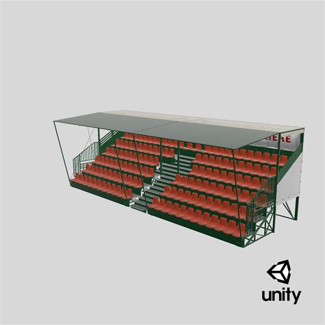 Mobile Tiered Seating 3d Model 59 Gltf Obj Ma Max C4d Fbx 3ds