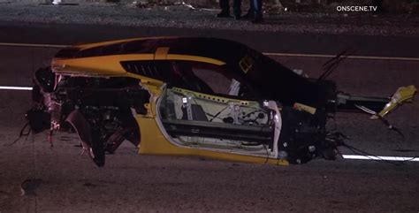 C7 Chevrolet Corvette Crash Accident Engine Ejected Video