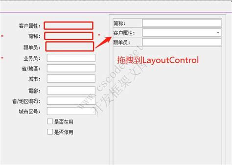 开发框架自适应布局 LayoutControl操作步骤 C S开发框架 C S框架网