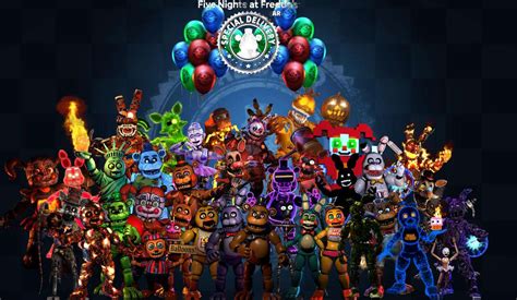 Fnaf Ar Todas As Skins E Personagens Puzzle Online