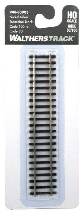 Ho Scale Walthers 948 83003 Code 100 To Code 83 Transition Track Ebay
