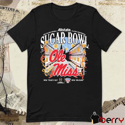 Official Ole Miss Rebels 2026 Cfp Allstate Sugar Bowl Powder New Years