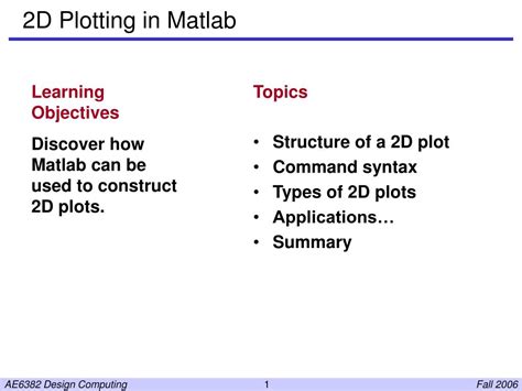 PPT D Plotting In Matlab PowerPoint Presentation Free Download ID