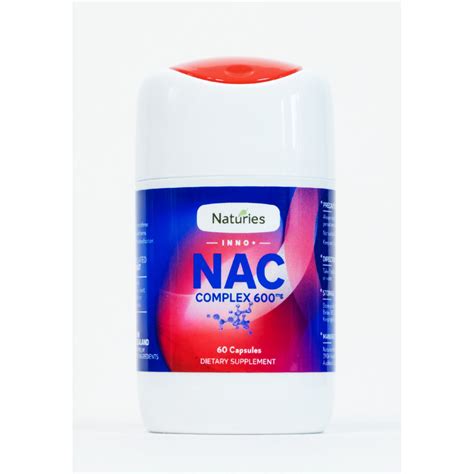 Naturies Nac N Acetyl Cysteine 600mg Capsules Birkenhead