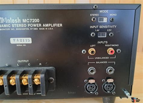 Mcintosh Mc7200 Photo 5308815 Us Audio Mart