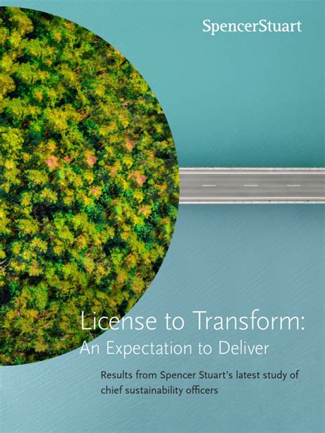 License To Transform An Expectation To Deliver Pdf Sustainability