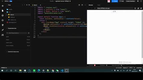 Modal滚动条不会消失 Issue ant design ant design GitHub