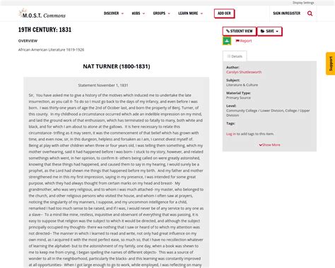 African American Literature 1619 1926 19th Century 19th Century 1831