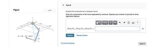 Solved Part Bfigureexpress This Component As A Cartesian
