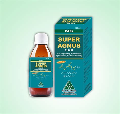 Super Agnus Elixir A Manly Nerve Tonic 120 Ml Al Hafeez Homeopathic