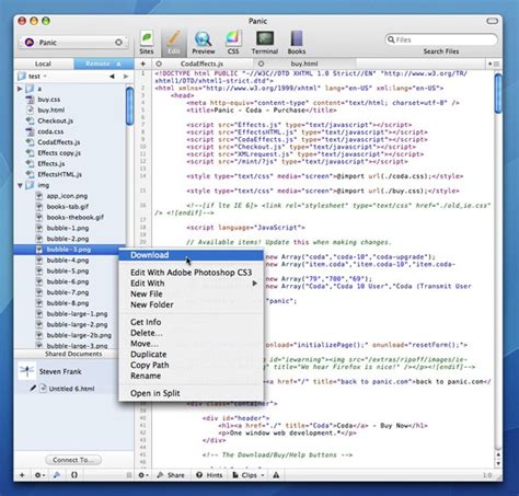 Coda El Editor Web Definitivo Para Mac Hiperbeta