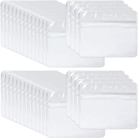 Allecto Plus Id Kaarthouder Horizontaal Transparant Pvc 100 Stuks