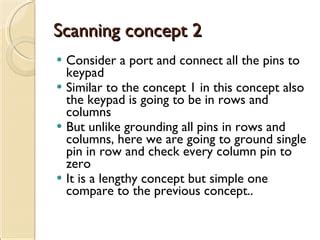 Interfacing Keypad PPT