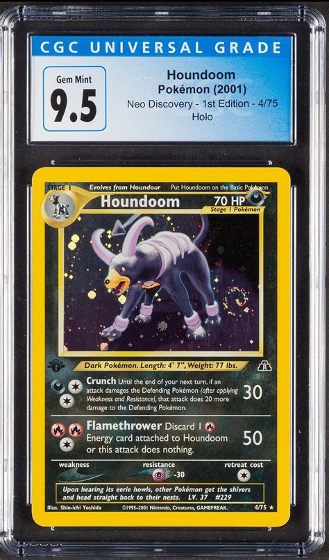Pokemon Houndoom Card