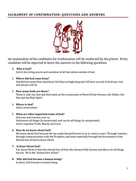 St Vincent Ferrer Confirmation Questions And Answers 2017 Pdf