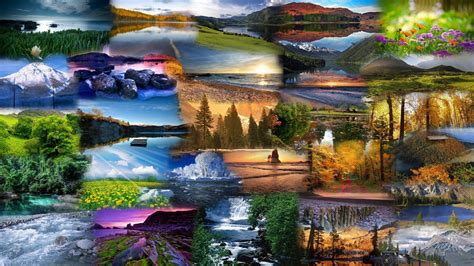 Nature Images Collage