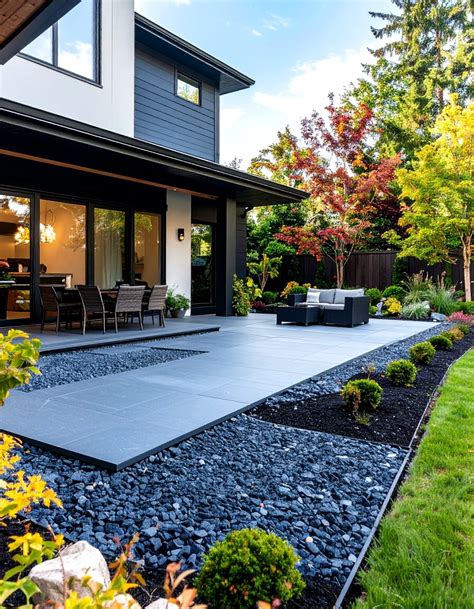 24 Black Concrete Patio Ideas For Stylish Patios Today Too Much Time