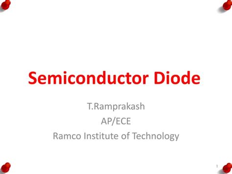 Diode V I Characteristic Ppt Diode V I Characteristic Ppt