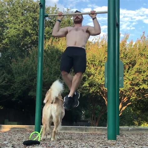 Vet Doing Pull Ups