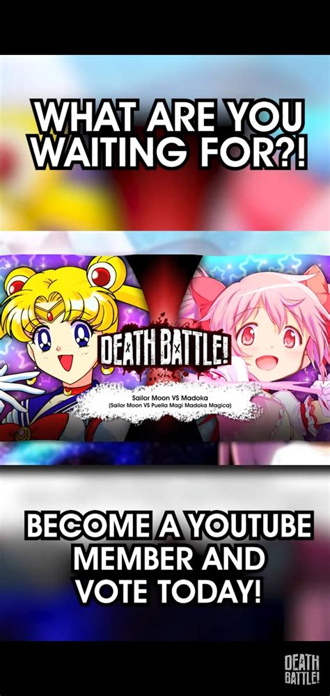 Vote Sailor Moon Vs Madoka Kaname R Deathbattle