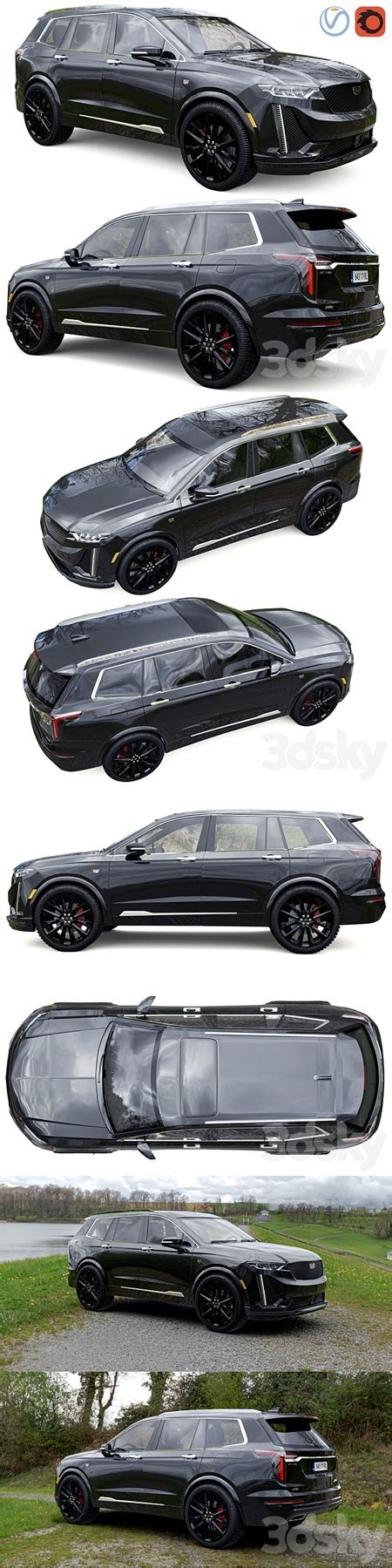 Cadillac Xt6 Down3dmodels