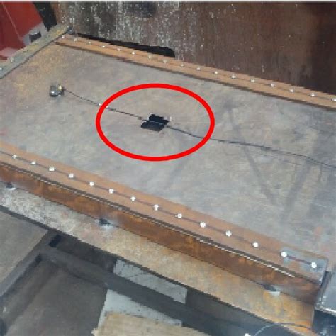 Experimental Stand For Modal Analysis Experiments And The Plate With