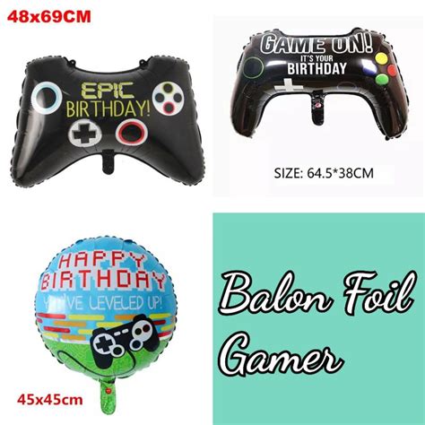 Jual Balon Foil Game Joystick Shopee Indonesia