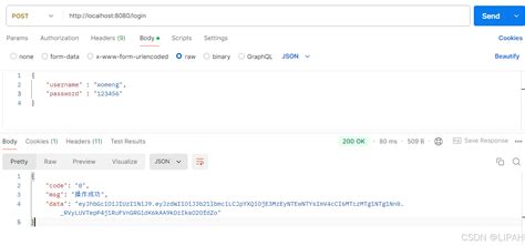 Springboot3springsecurityjwtmysql实现前后端分离的登录认证与授权springboot3 Security 前后端分离 Csdn博客
