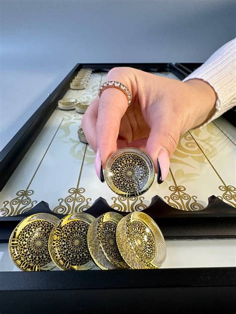 Classic Glass Backgammon Full Backgammon Set Stylized Game Etsy