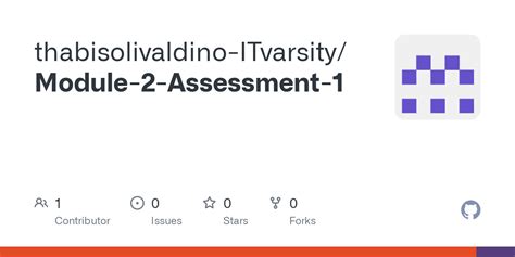 Github Thabisolivaldino Itvarsitymodule 2 Assessment 1