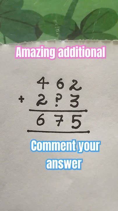 Comment Your Answer Maths Braintestsolution Mathstricks Reasoning