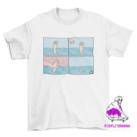 Drowning High Five T Shirt Meme T Shirt High Five Meme Etsy Canada