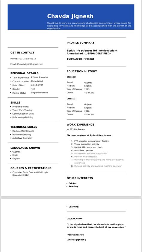 Am Looking For A Job From Long Time And Couldnt Get Opportunities Its Jignesh Chavda