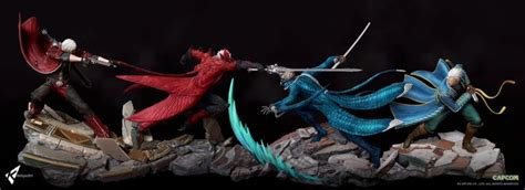 Dante And Vergil Devil May Cry 3 Figurines Devil May Cry Angel And