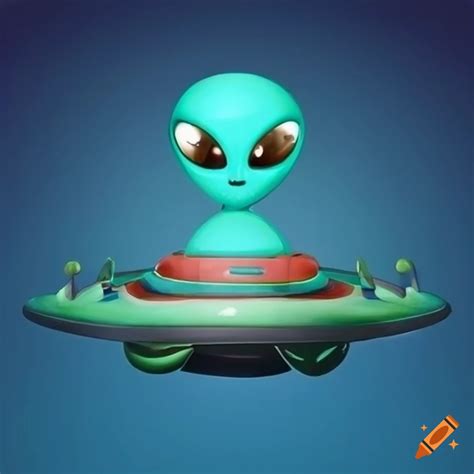 Alien Space Ship Cartoon